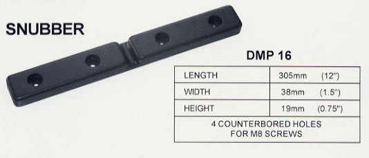 J Price Rubber Boat Trailer DMP 16 Snubber