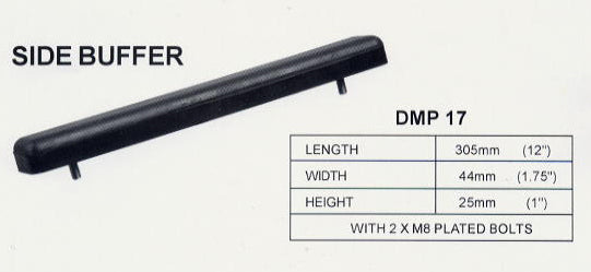 J Price Rubber Boat Trailer DMP 17 Side Buffer