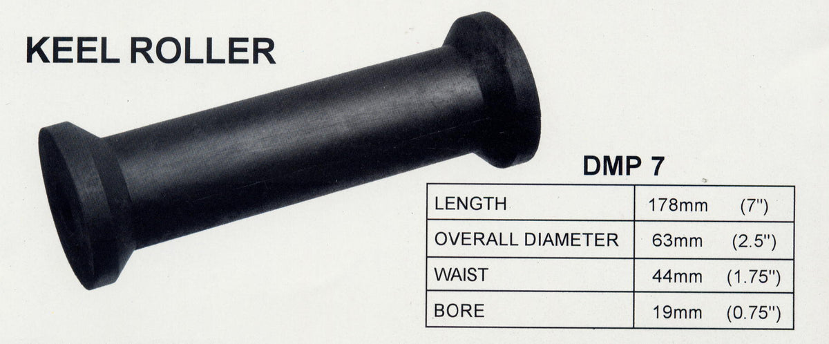 J Price Rubber Boat Trailer DMP 7 Keel Roller